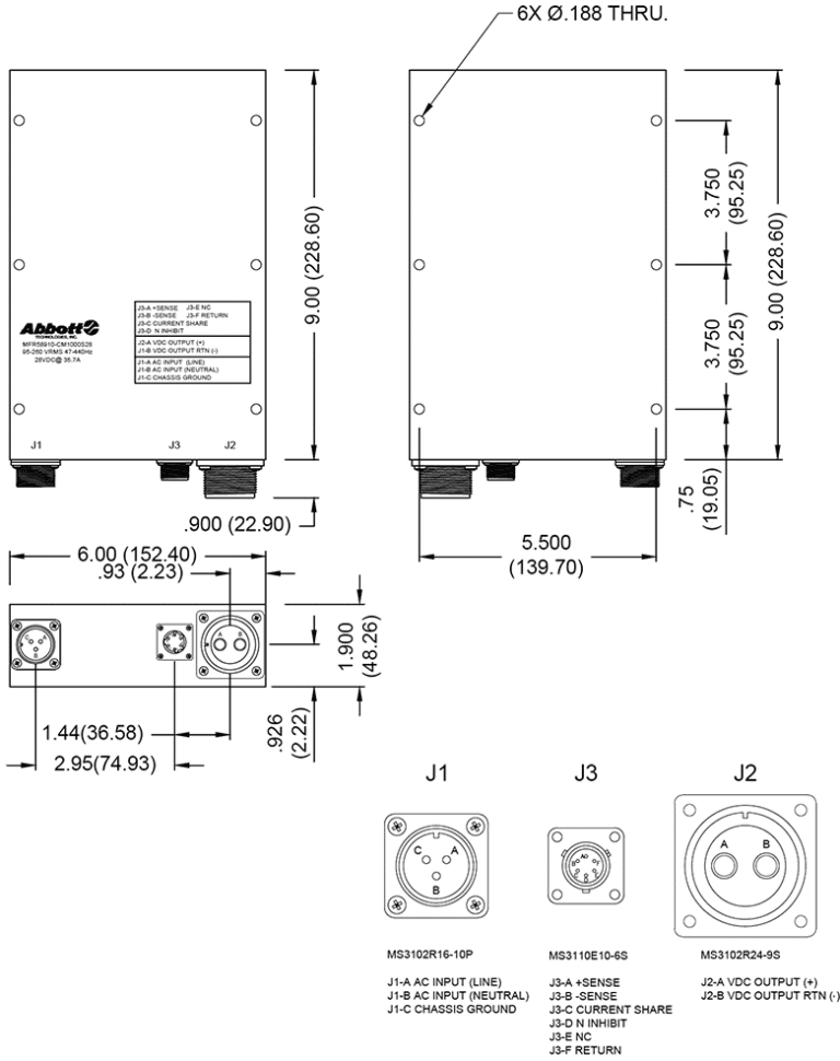 CM1000 Series AC to DC Power Supplies - Abbott Technologies